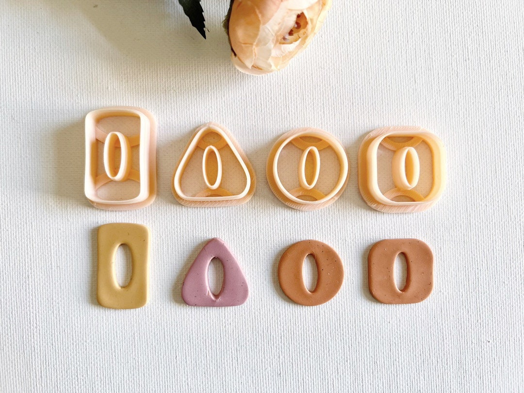 Geometric Clay Cutter - Rounded Rectangle, Circle, Triangle, Square ...