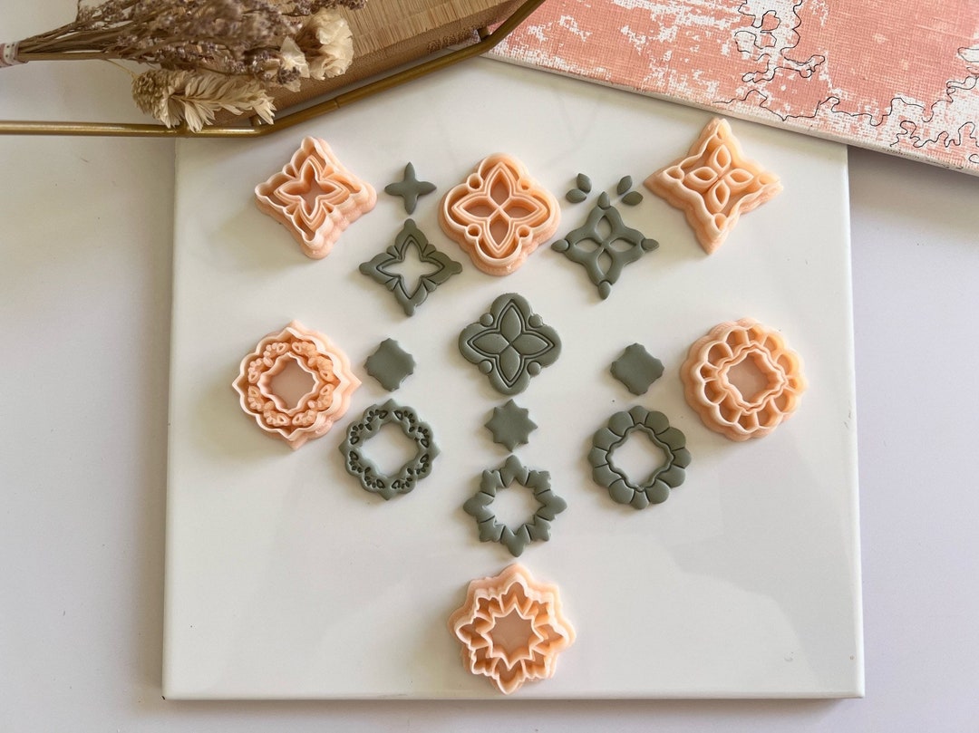 Mediterranean Clay Cutter Frame Shape Flowers Clay Cutter - Etsy