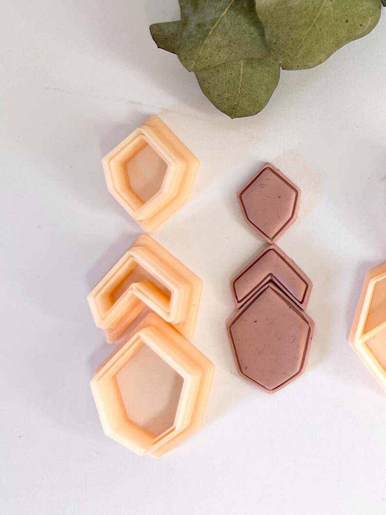 Polymer Clay Geometric Combo Deco Shape Clay Cutter - Etsy