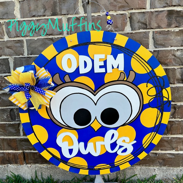 Owl Door Hanger - Etsy