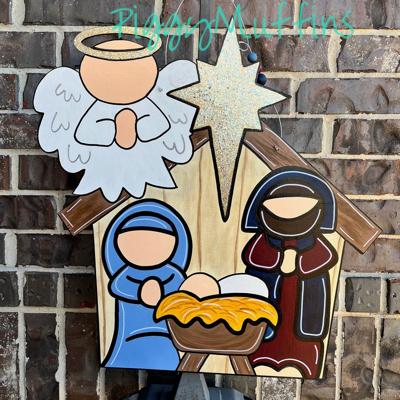 Nativity Door Hangers - Etsy