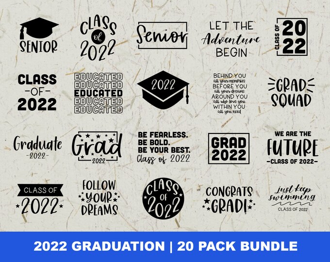 Congrats Grad 2022 SVG, Class of 2022 SVG, Graduation 2022 SVG, 2022 ...