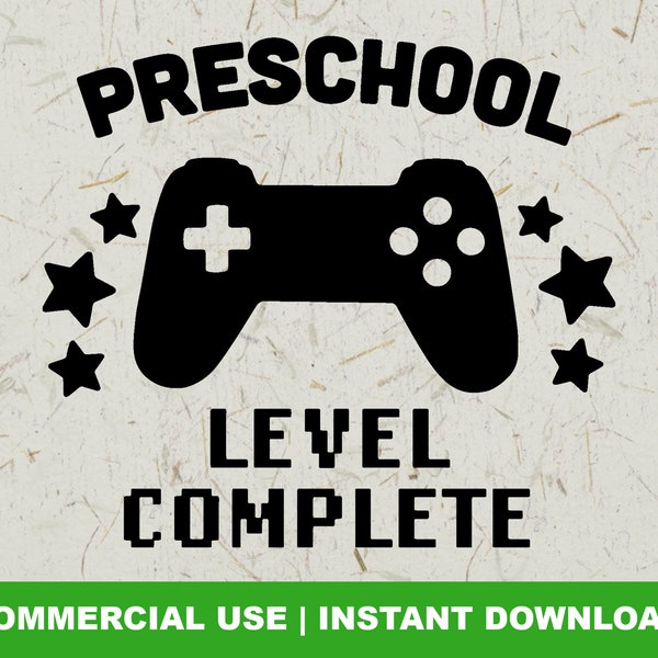 Preschool Gamer Graduate Svg - Etsy