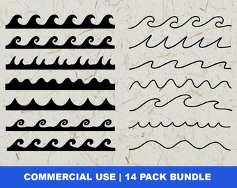 Ocean Wave Svg File | Etsy