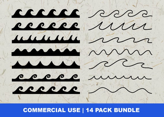 Waves SVG Bundle Beach Svg Water Svg Ocean Svg Wavy Clip - Etsy UK