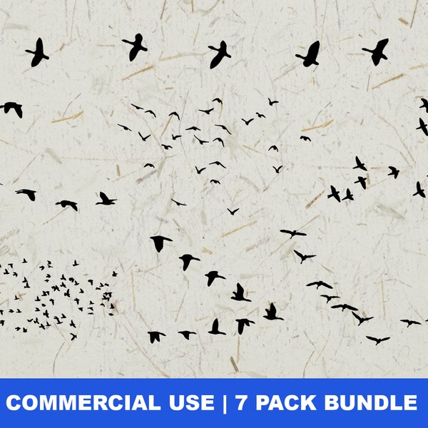 Flock of Birds - Etsy