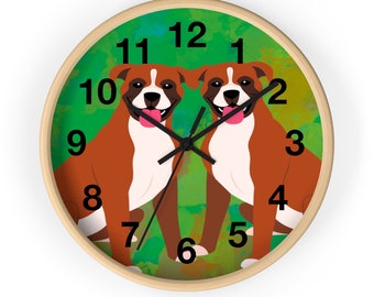 Boxer Wall Clock - Etsy