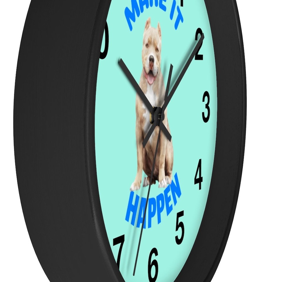 Dog Clock, Animal Clock, Pet Clock, Dog Lover Gift sold by Clarine ...