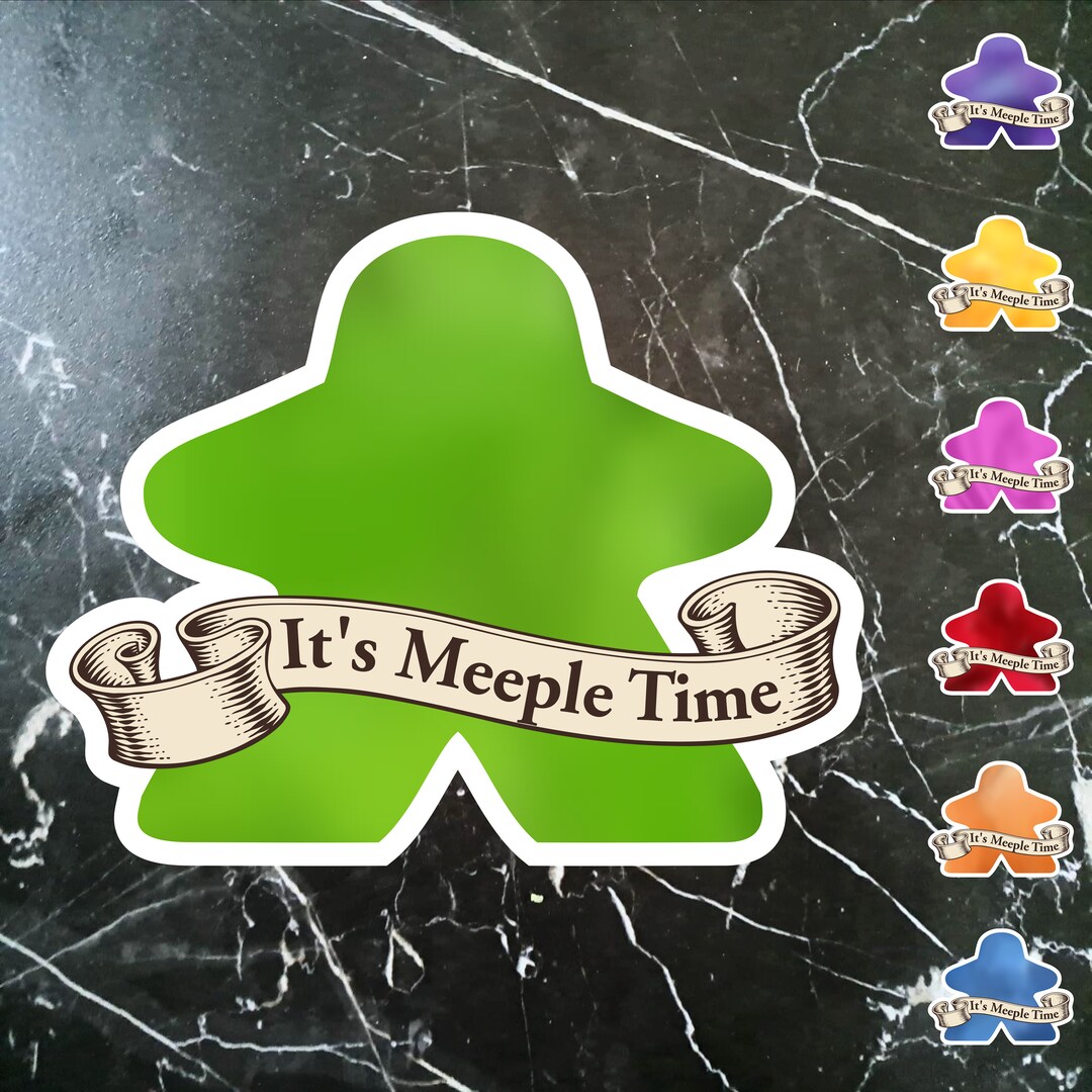 It's Meeple Time at Your Next Board Game Night With This Meeple Sticker ...