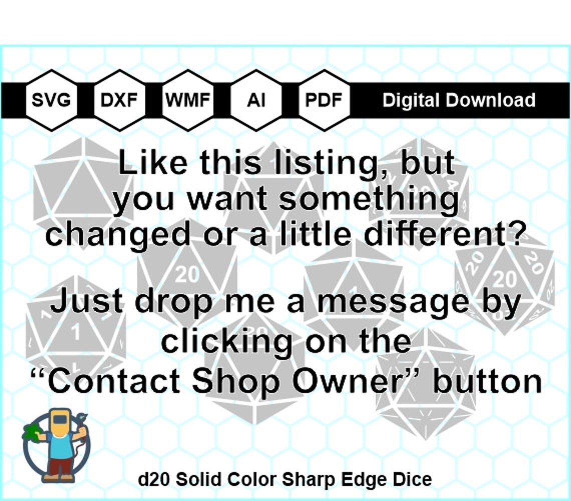 D20 Vector D20 Svg Polyhedral Dice Svg Cricut Cut Files | Etsy