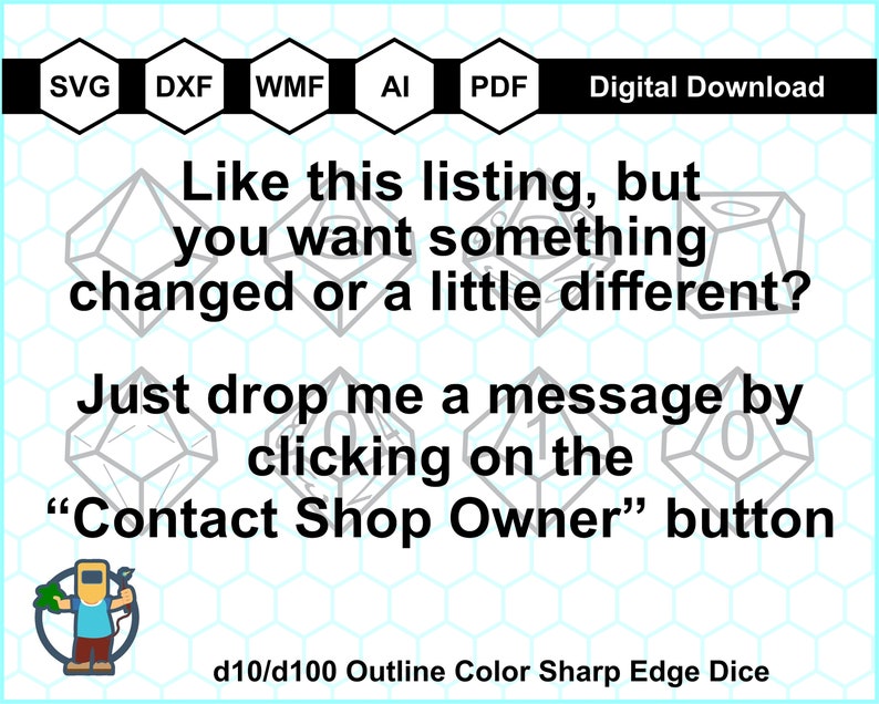 D10 and D100 Vector Dice SVG, Polyhedral Dice SVG, Cricut Cut Files ...