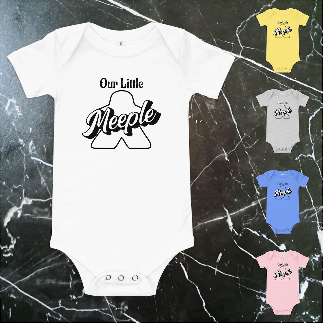 Our Little Meeple Baby Onesie. Bella and Canvas Baby Short Sleeve One ...