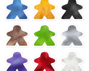 Meeple Stickers - Etsy