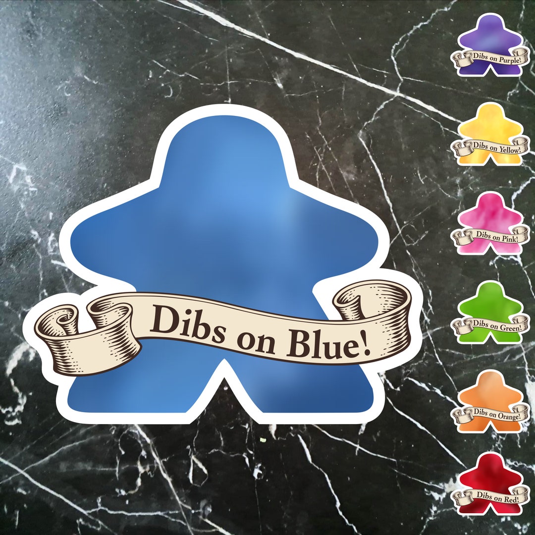 Dibs on Your Favorite Color Meeple. Play the Game With Your Color ...