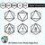 All D20 Faces Vector Bundle, D20 SVG, Polyhedral Sharp Edge Dice SVG ...