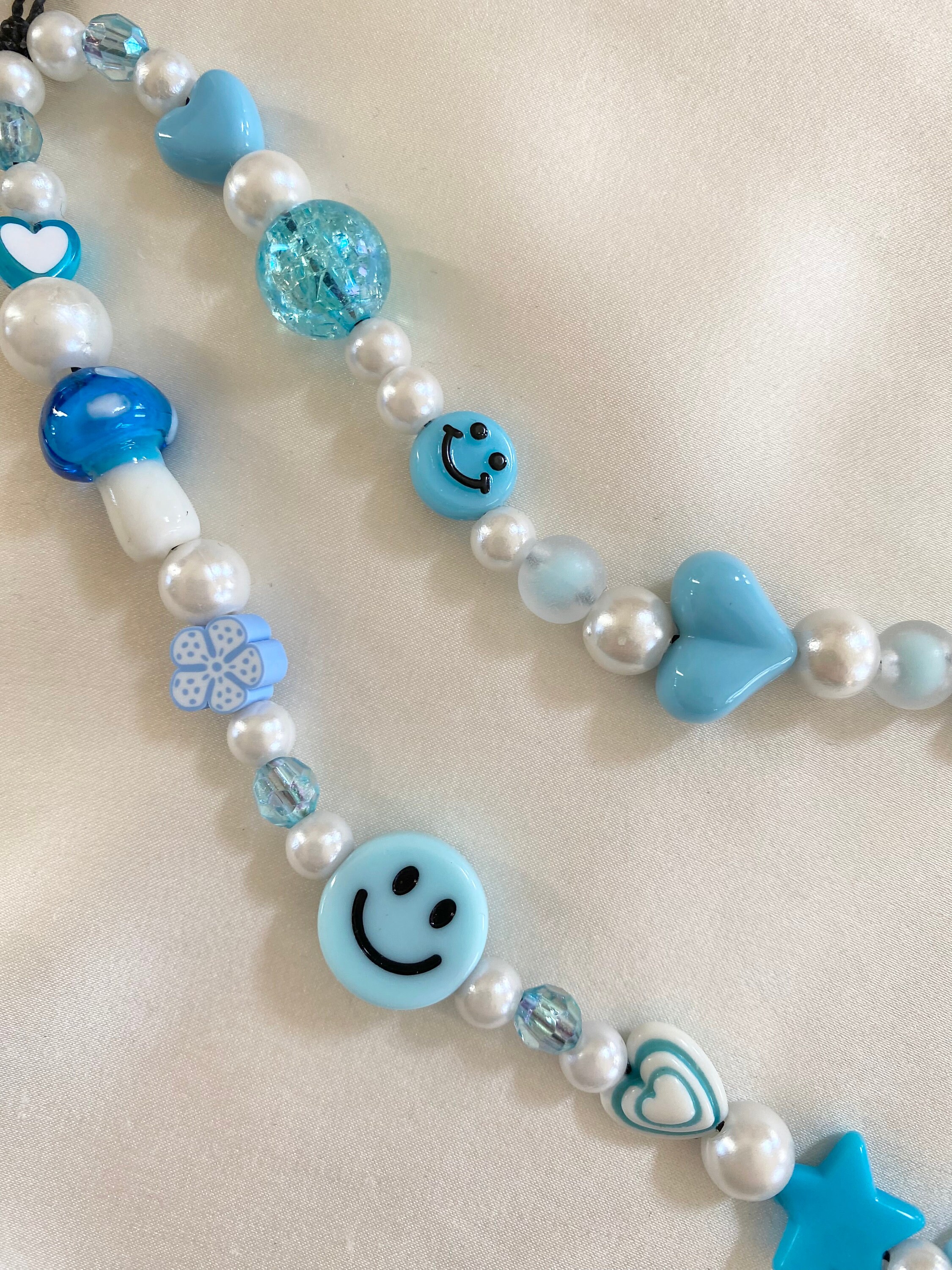 Sky Blue Phone Charm Strap - Etsy