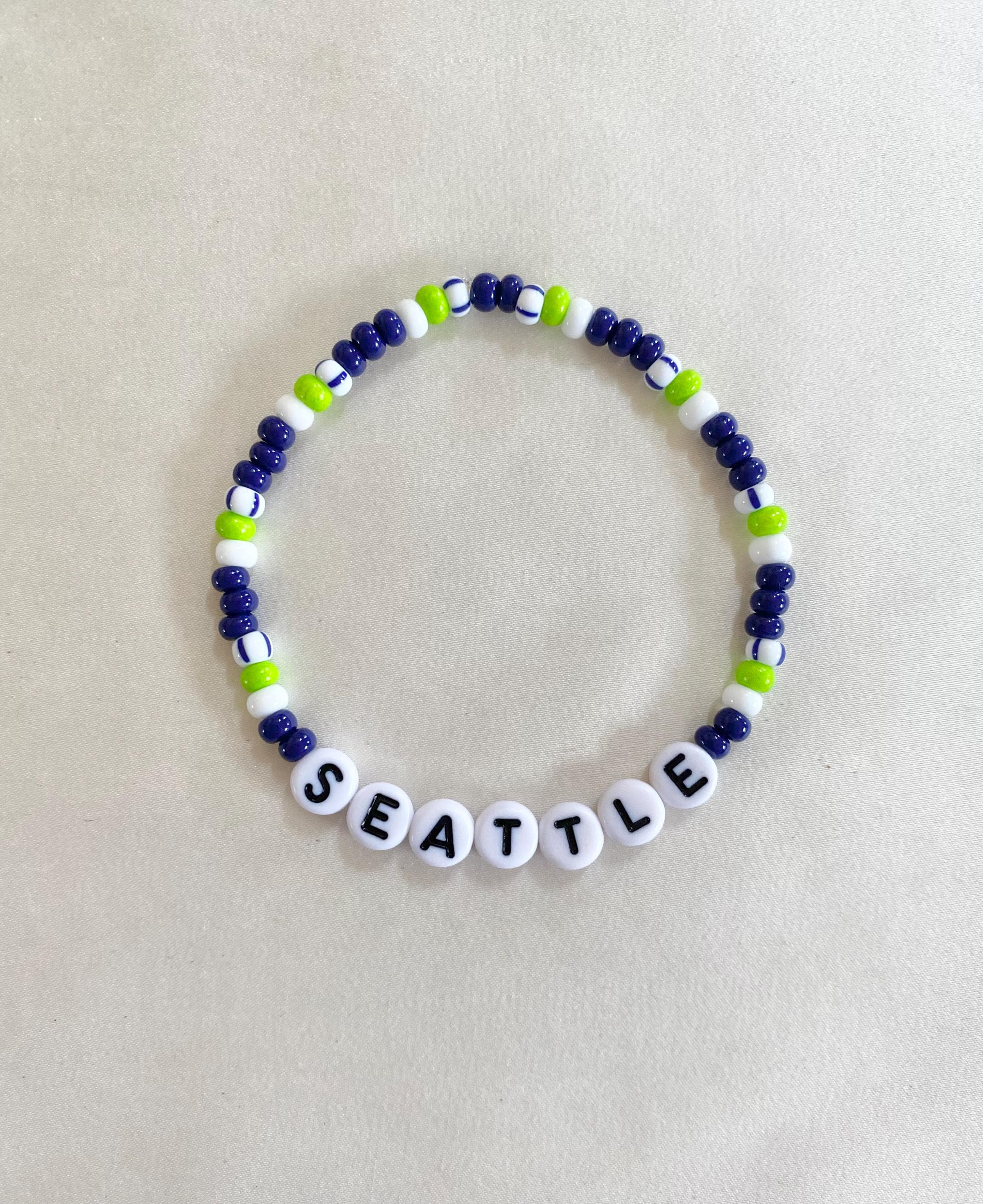Seattle Seahawks Bracelets, Seahawks Football Bracelet, Seahawks Merch ...
