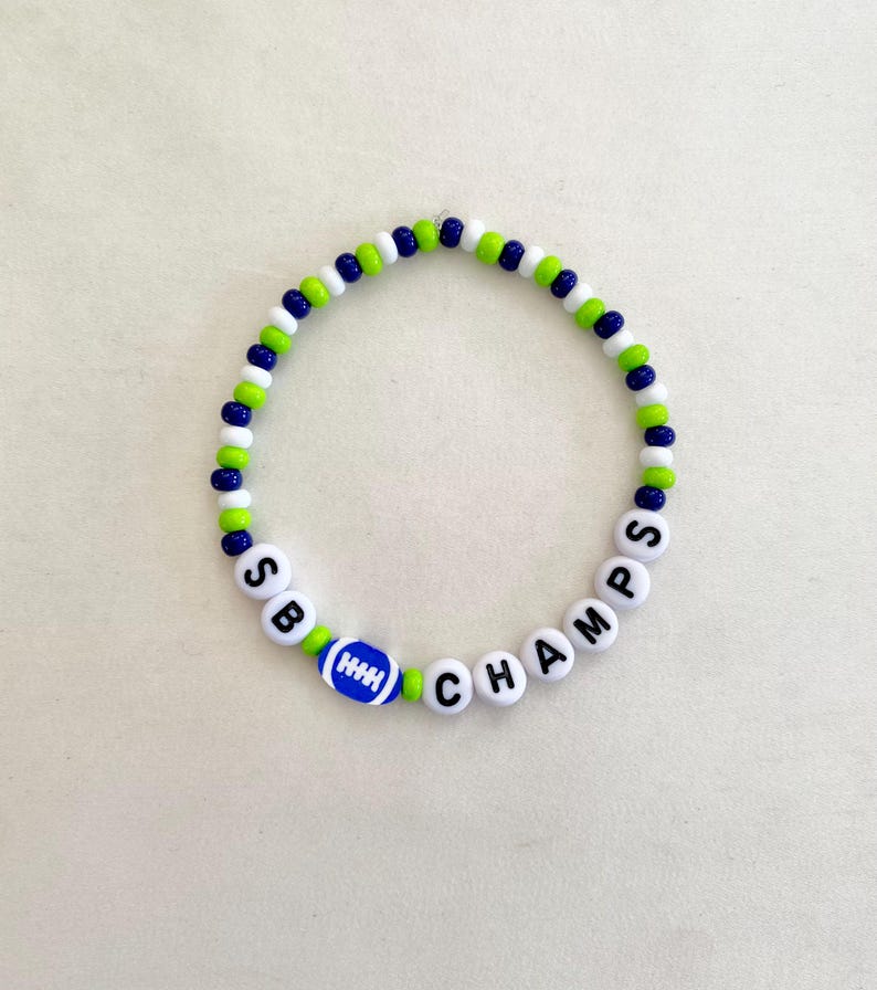 Seattle Seahawks Bracelets, Seahawks Football Bracelet, Seahawks Merch ...