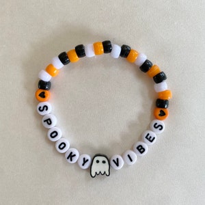 Halloween Beaded Friendship Bracelets, Halloween Gifts, Halloween ...