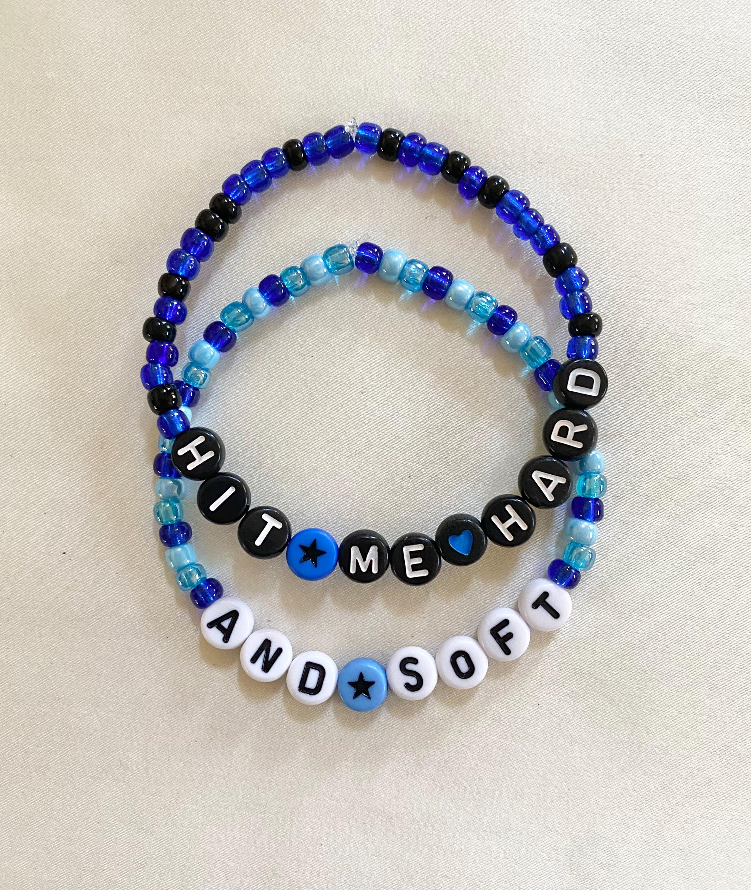 Billie Hit Me Hard and Soft Inspired Bracelet Set, Billie Bracelets ...