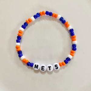 New York Mets Bracelets, Mets Baseball Bracelets, Mets Friendship ...