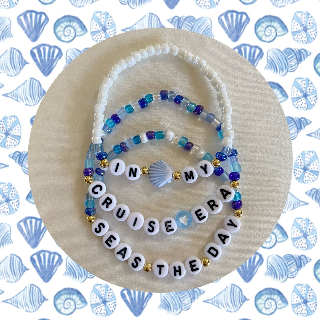 Cruise Era Bracelets, in My Cruise Era Bracelet Set, Cruise Bracelets, Summer Bracelets - Etsy