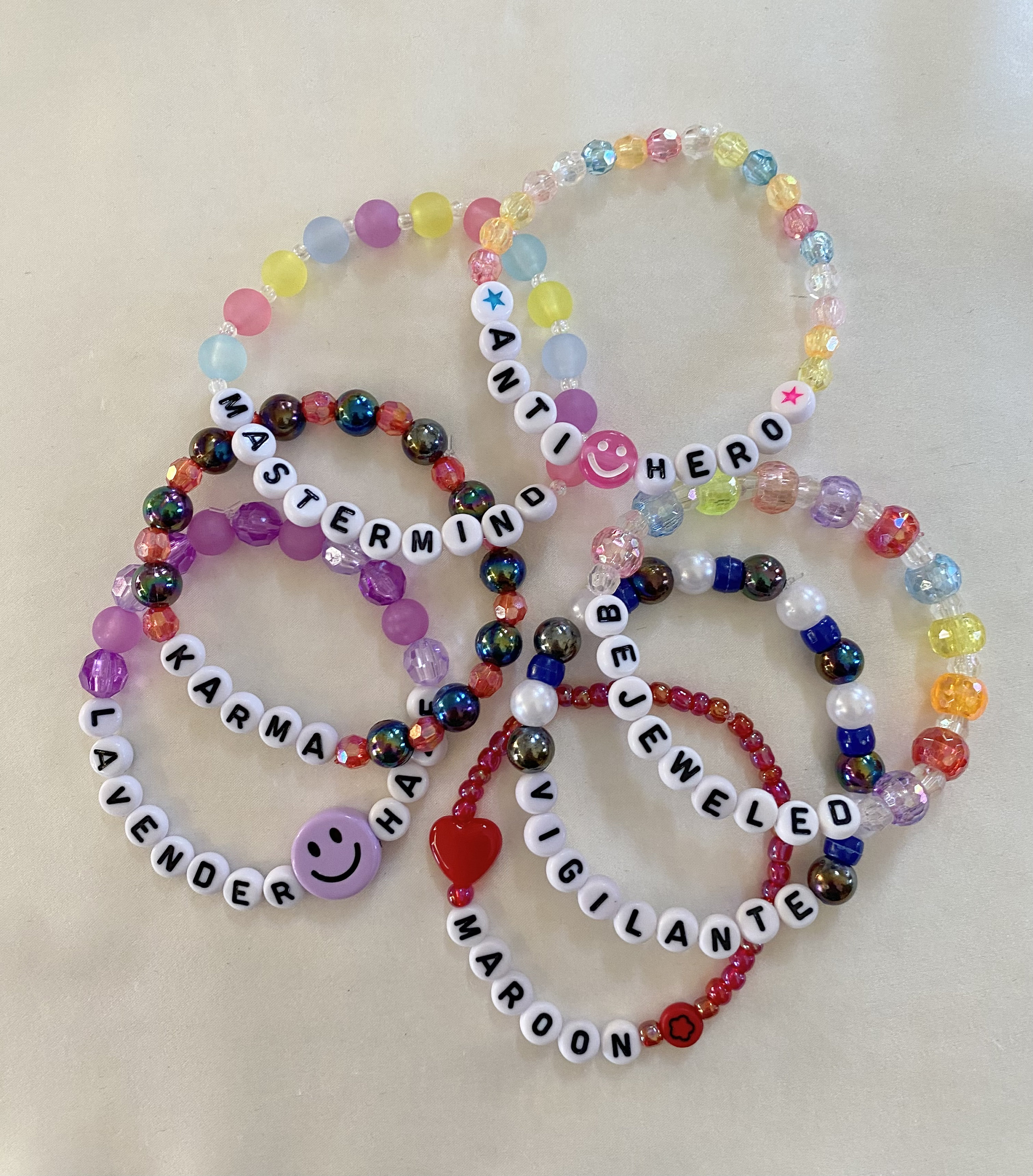Taylor Swift Inspired Eras Tour Friendship Beaded Bracelets - Etsy Hong ...