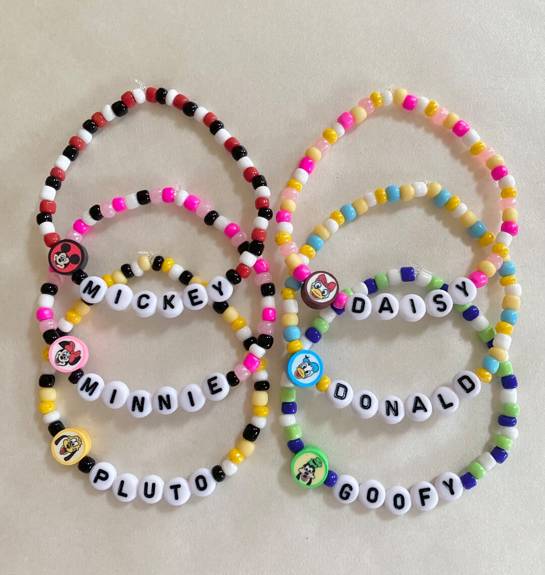 Disney Inspired Bracelets, Disney Character Bracelets - Etsy