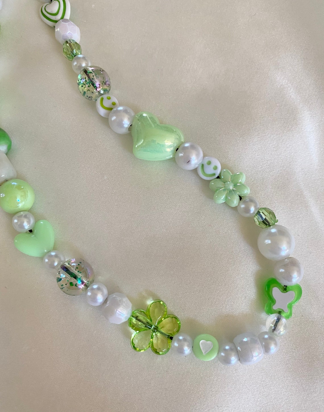 Sage Green Phone Charm Strap - Etsy