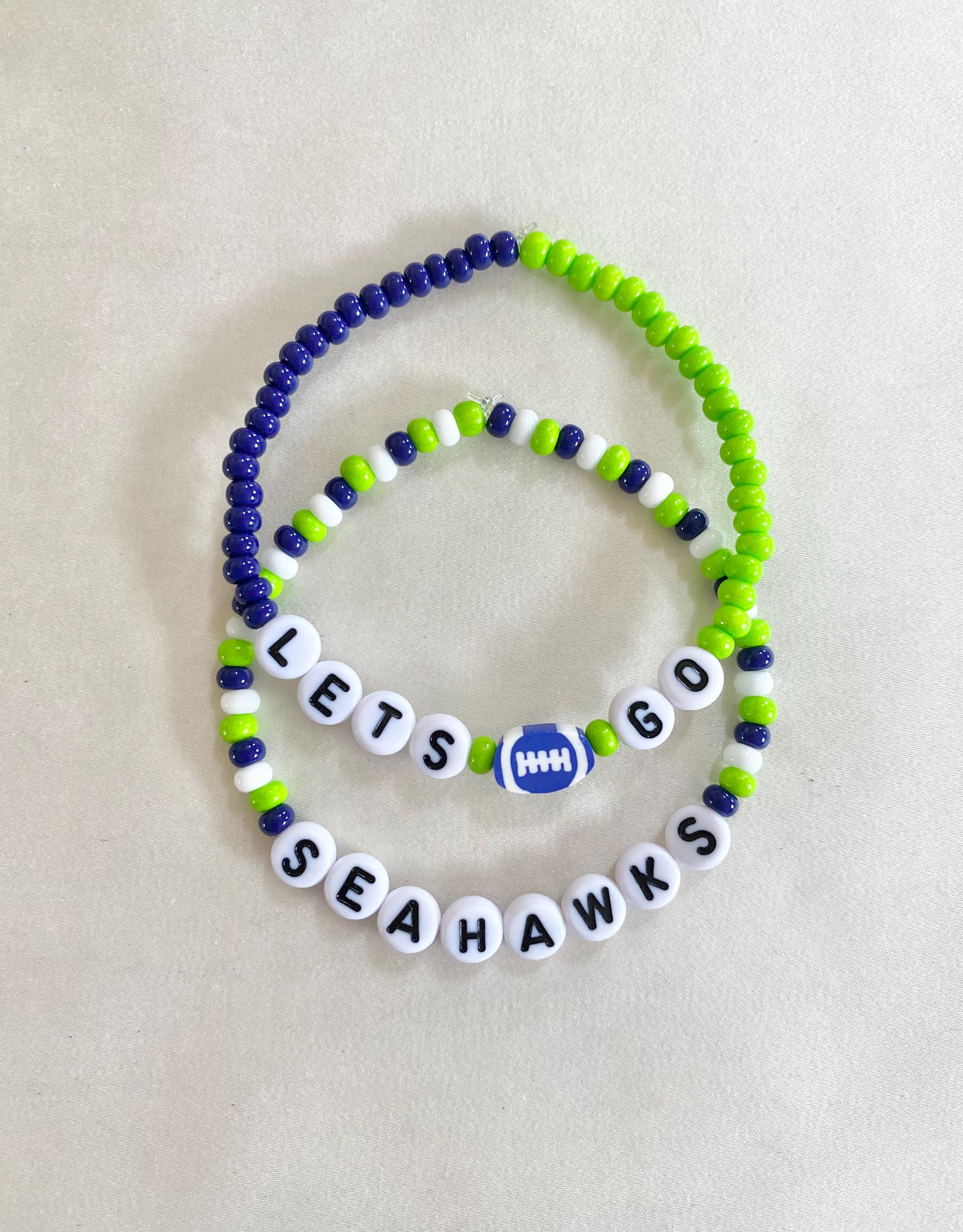 Seattle Seahawks Bracelets, Seahawks Football Bracelet, Seahawks Merch ...