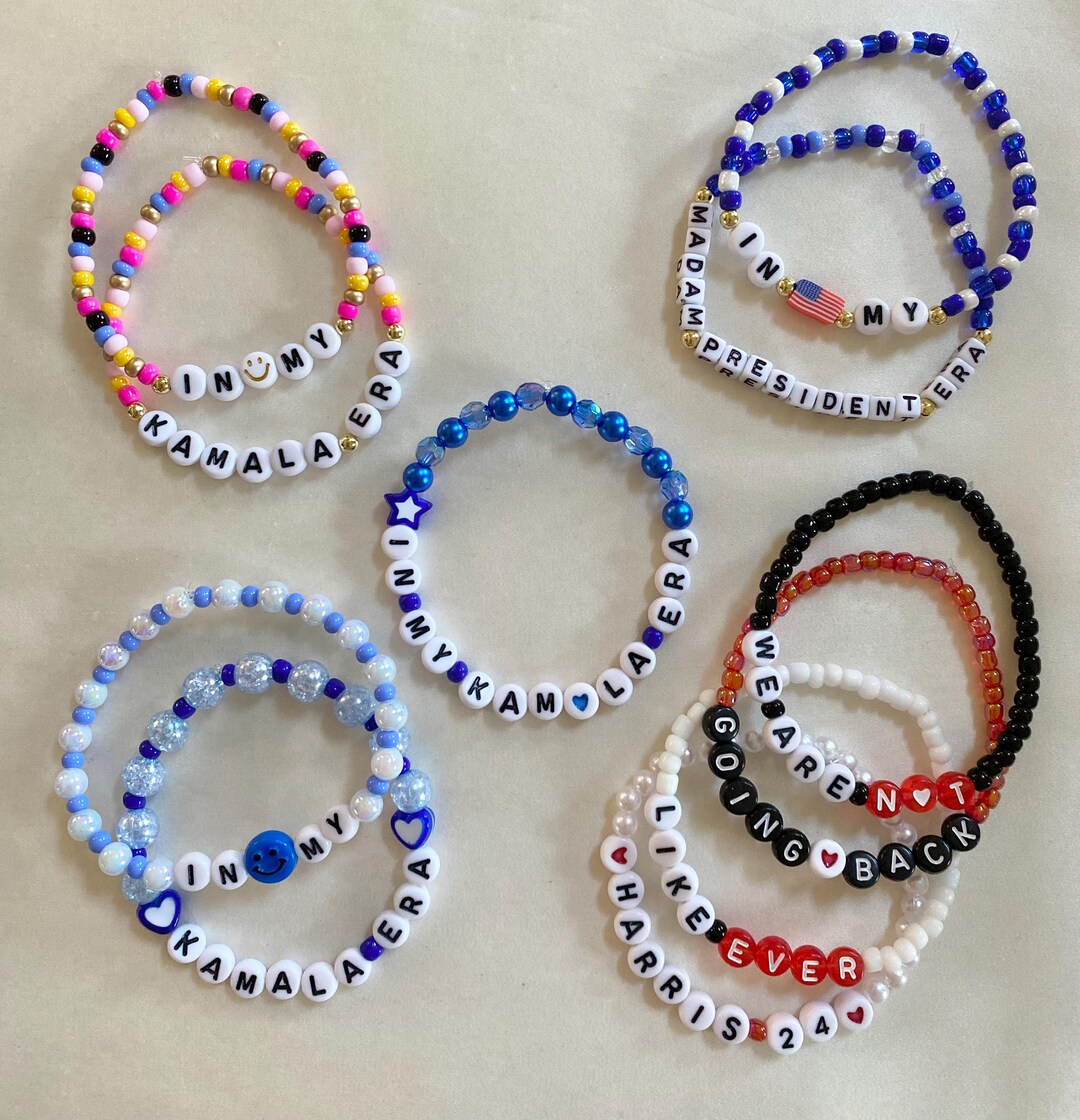 Kamala Harris Bracelets, Kamala Era Bracelets, Kamala for President ...