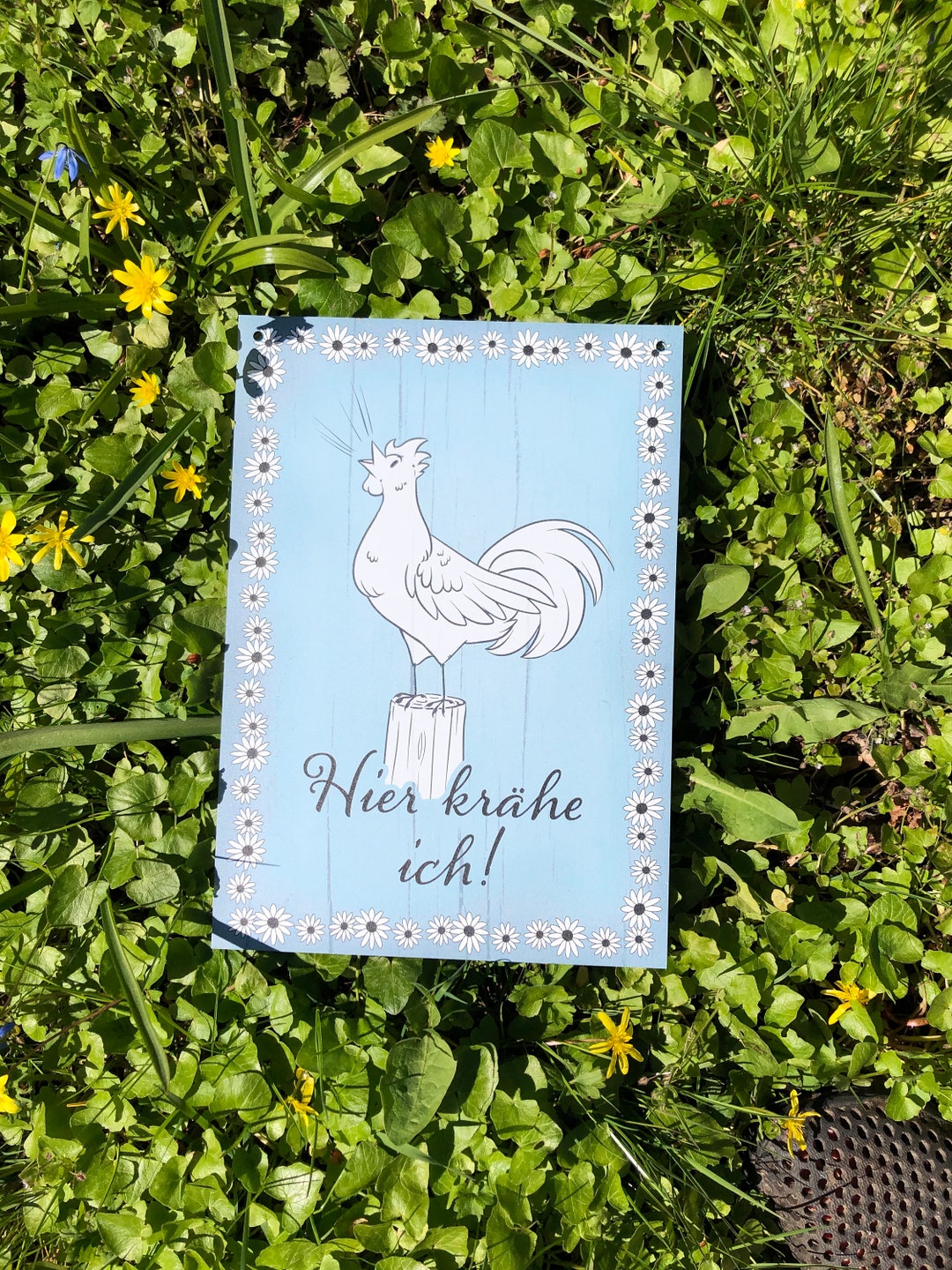 Sign Oreo 'here I Crow' - Etsy