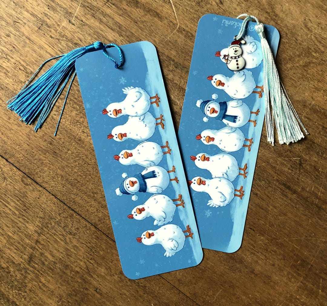 Chicken Bookmarks, Bookmarks With Chickens, Bookmark, Books, Chickens ...