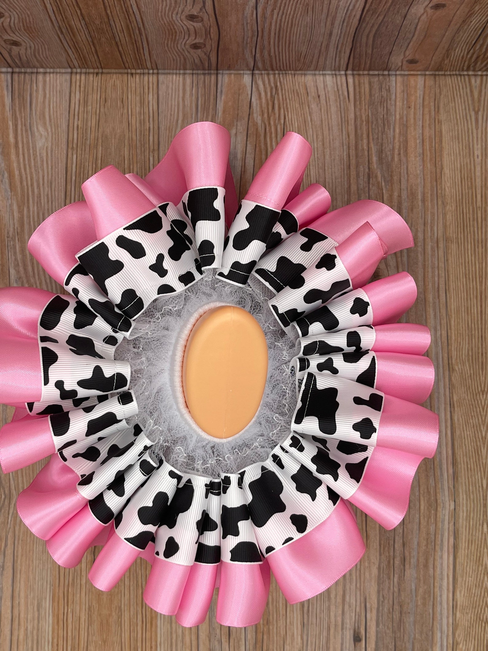 Custom Cow Print Pink Ruffled Detachable Socks - Etsy