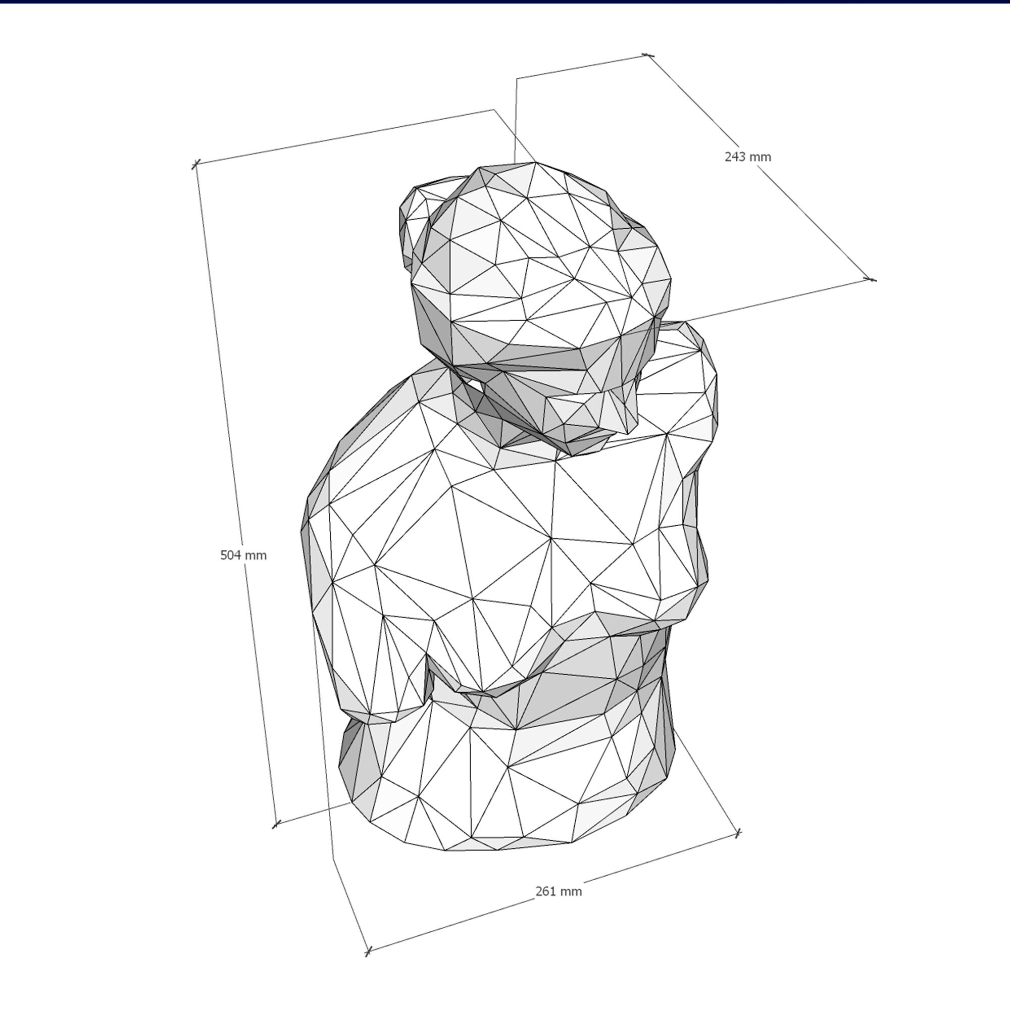 Venus De Milo Papercraft 3d PDF DXF EPS Template Diy With - Etsy