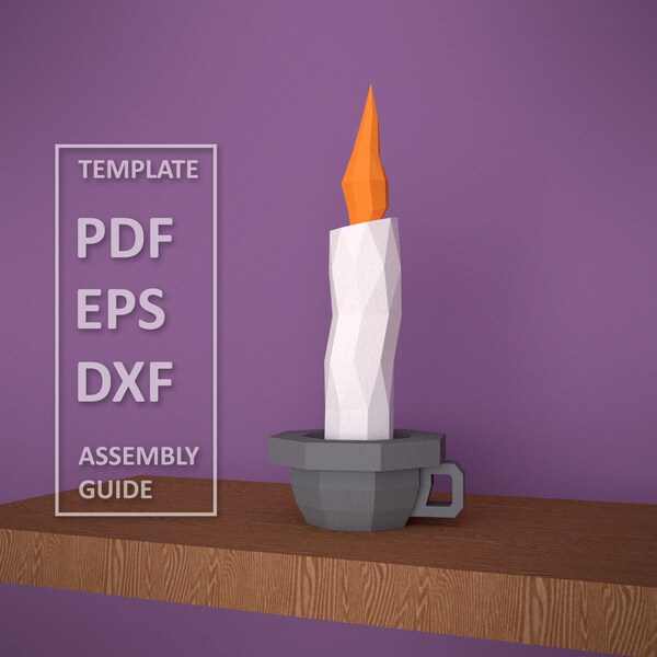 Big Wine Glass, Papercraft Template, PDF, 3D Paper Model, Home Decor ...