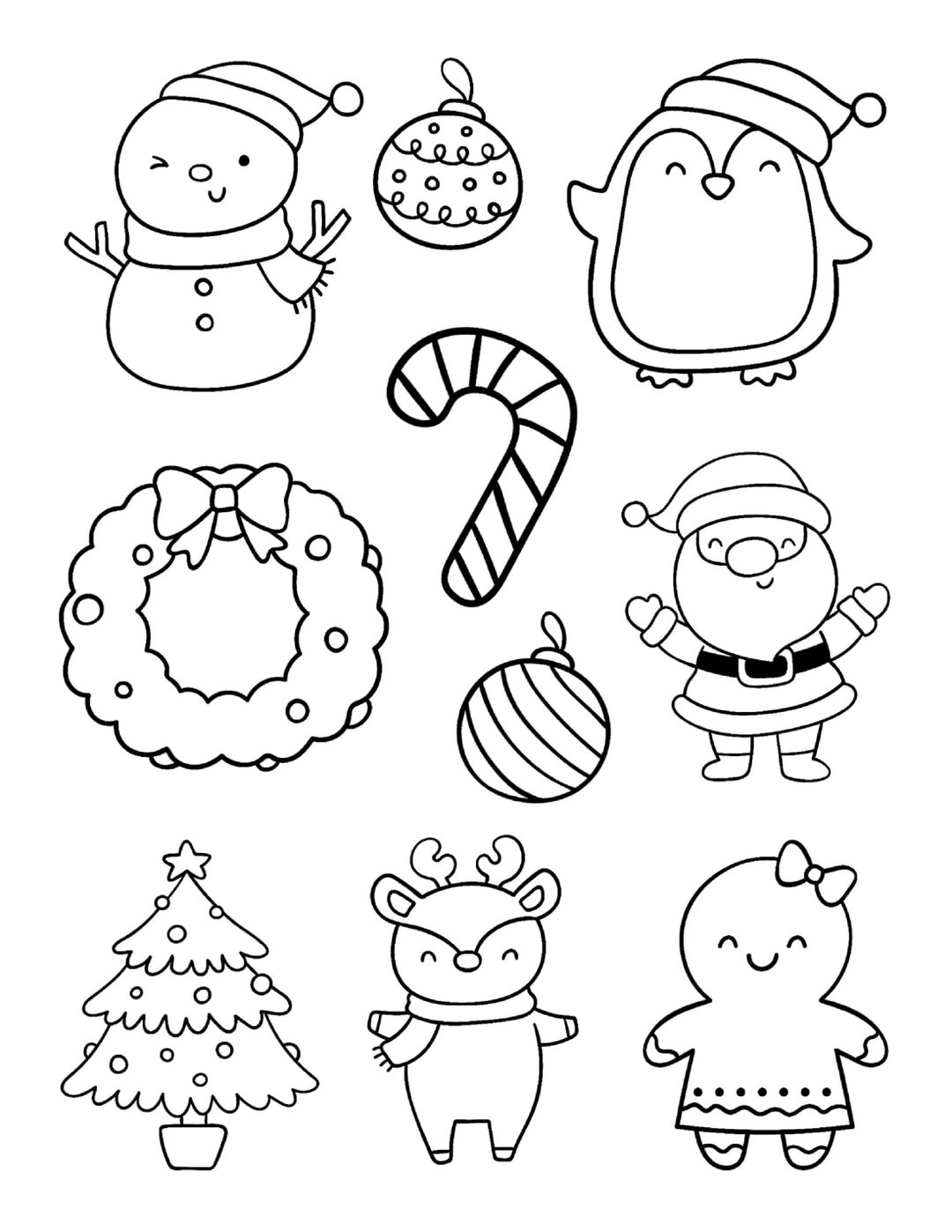Resin Foil Cute Christmas Doodles 2 Christmas Presents, Winter Designs ...
