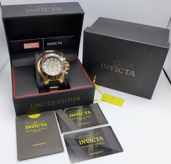 INVICTA MARVEL Limited Edition Tony Stark Men's Quart… - Gem