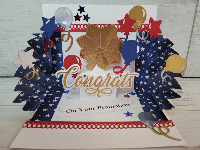 Army Officer Rank Congratulations on Promotion Card Military - Etsy