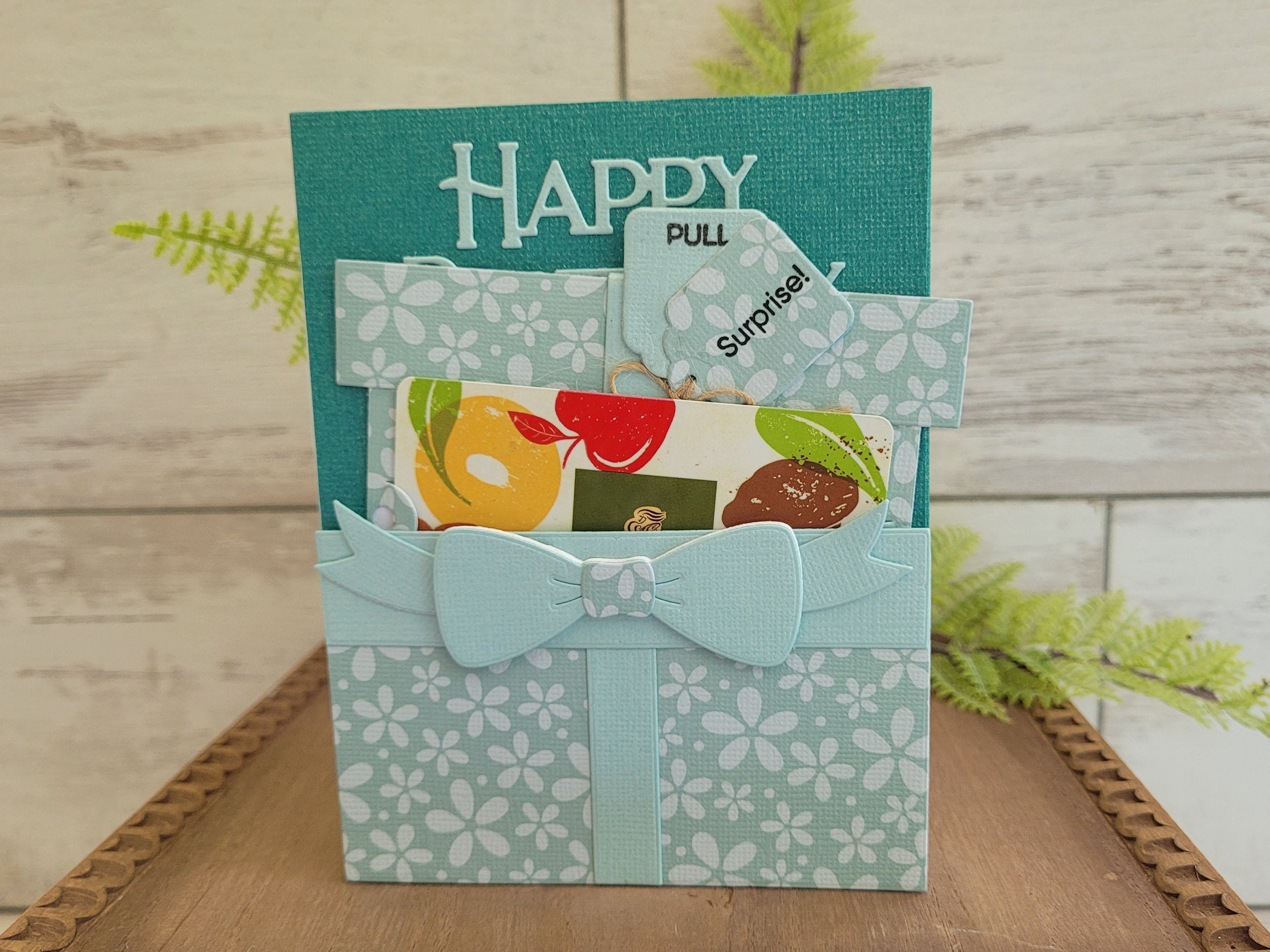 Happy Birthday Card With Gift Card Holder Interactive Gift Etsy happy-birthday-card-with-gift-card-holder-interactive-gift-etsy