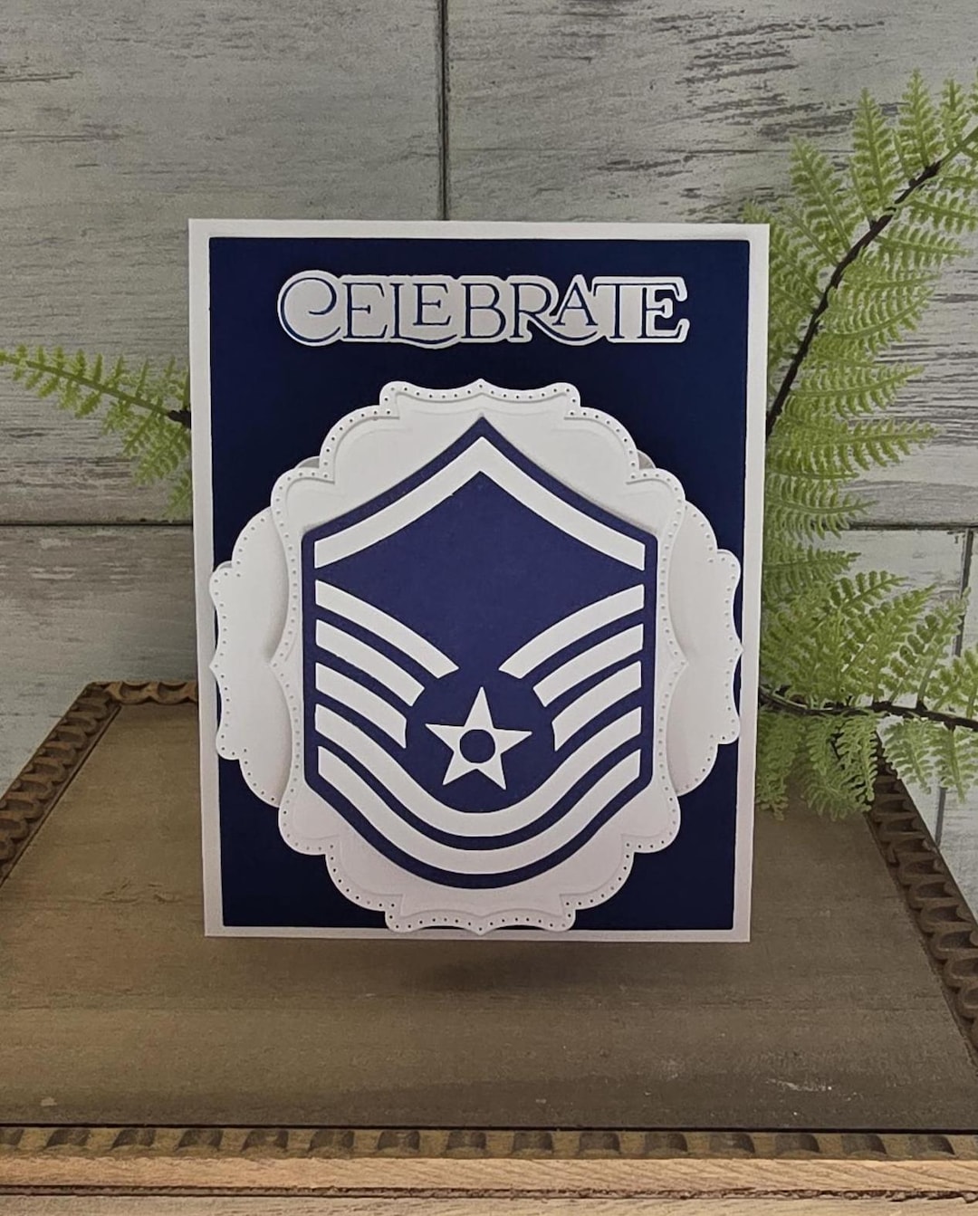 Air Force Enlisted Promotion Card: Handmade Military Congratulations - Etsy