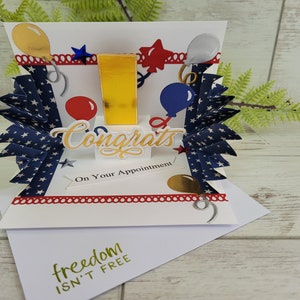 Army Officer Rank Congratulations on Promotion Card - Military Custom ...