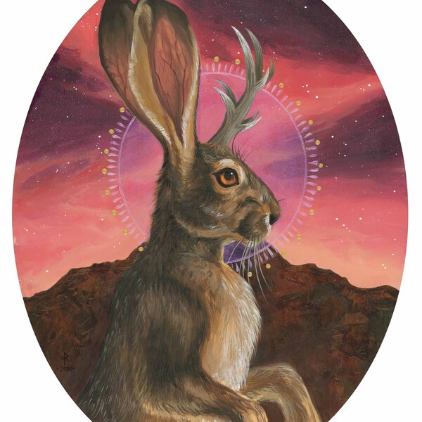 Jackalope Art - Etsy