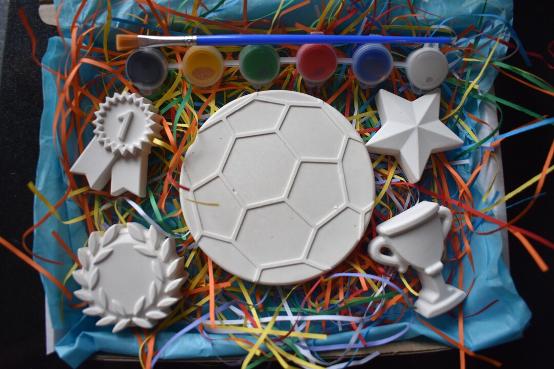 Paint Your Own Football and Awards Set, Football, Football Team, Awards ...