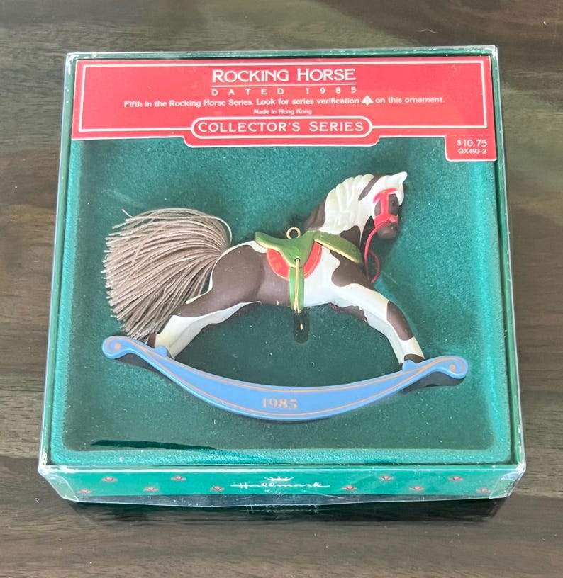 Hallmark Keepsake Collector’s Series 1985 Pinto “rocking Horse ...