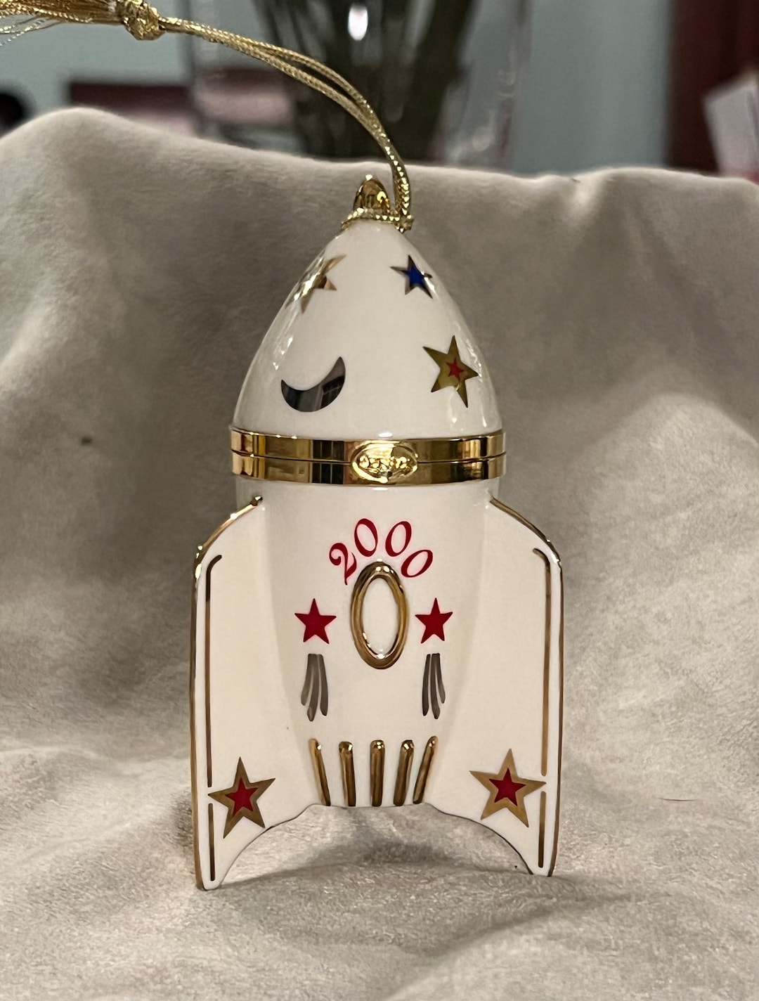 Lenox 2000 Rocket Ship Trinket Box Ornament - Etsy