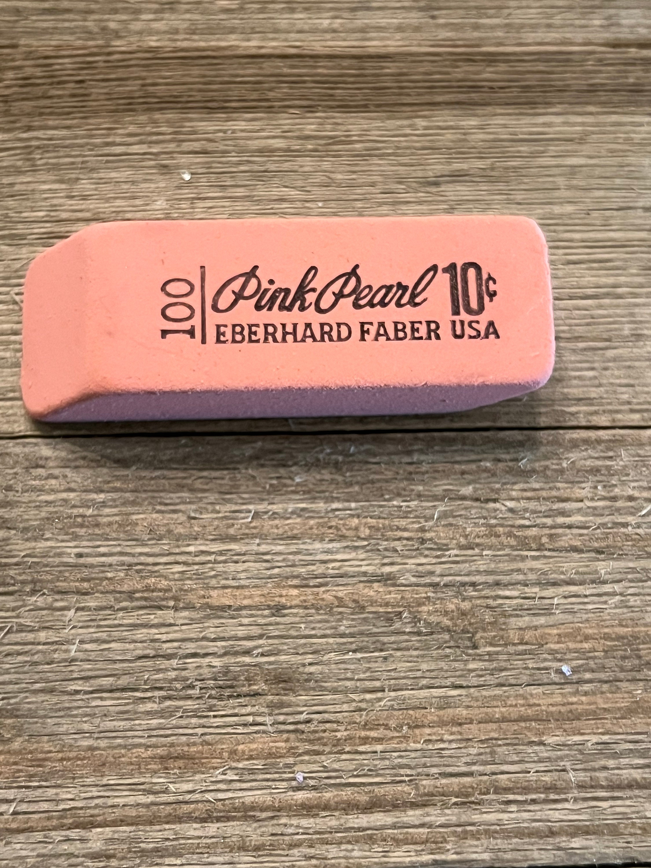 Vintage Eberhard Faber Pink Pearl Eraser 10 Cents - Etsy
