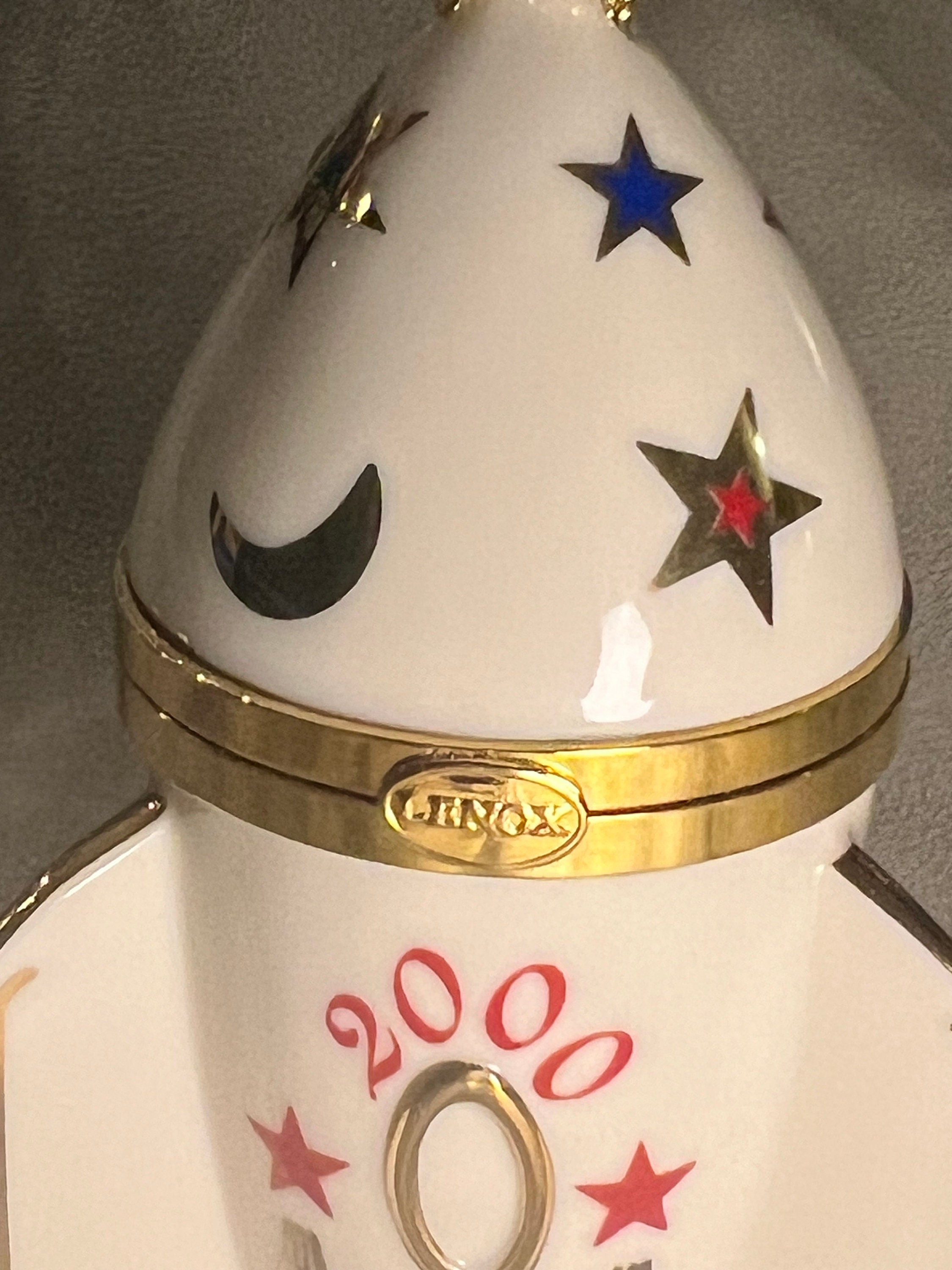 Lenox 2000 Rocket Ship Trinket Box Ornament - Etsy