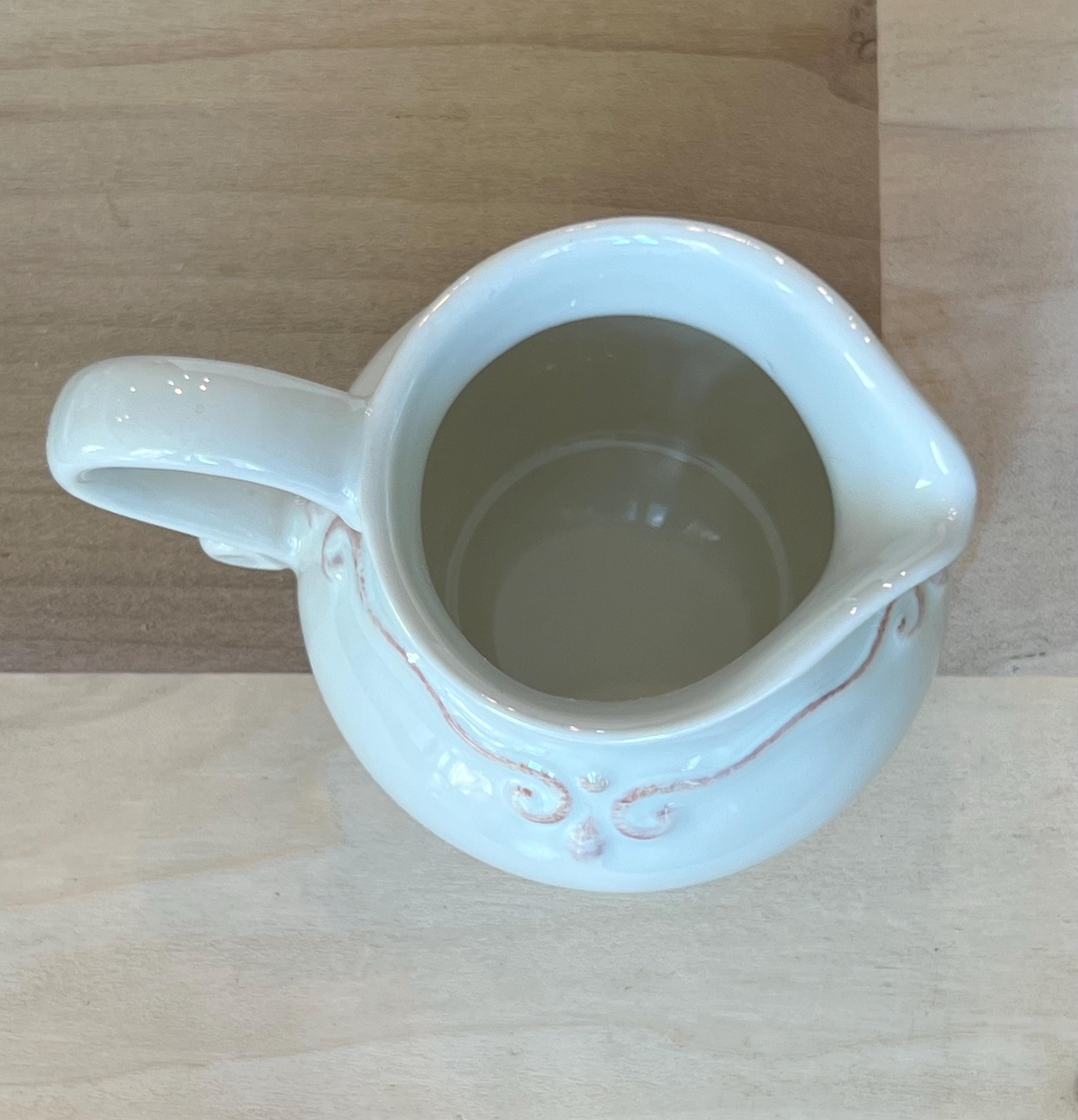 Solid Glazed French Cream Pattern Creamer by Gail Pittman - Etsy