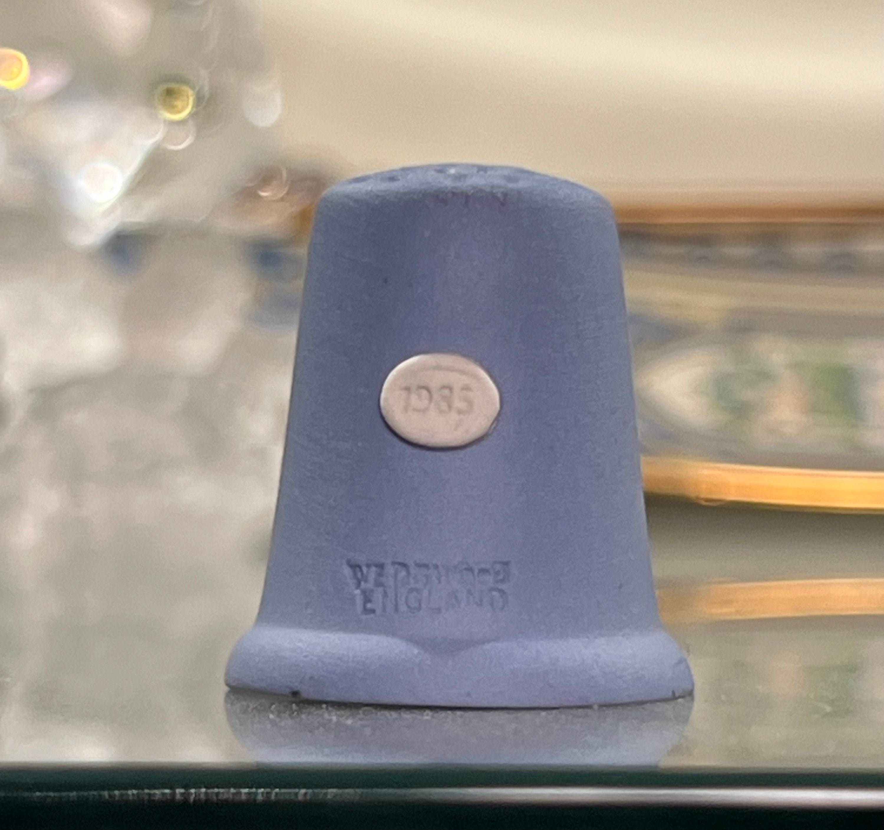 Wedgwood 1985 Jasperware Christmas Thimble Child on Sled - Etsy